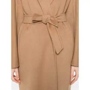 Max Mara Single-breasted Belted Cashmere Coat - Brown