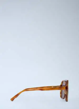 Gucci Aviator Tortoiseshell Sunglasses - Brown
