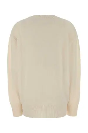 Blumarine Ivory Wool Blend Sweater - Multicolor