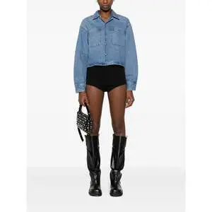 Alexander Wang Cropped Button-up Shirt