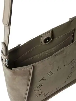 Stella McCartney Alter Suede Shoulder Bag - Green