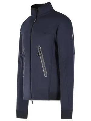 Moncler Polyester Blend Logo Zip Sweatshirt
