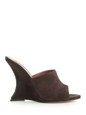 Paris Texas Wedge Mules Clogs For Women