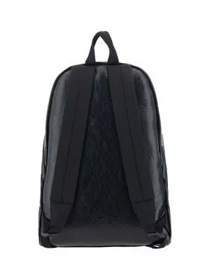 Balenciaga Explorer Leather Backpack - Black