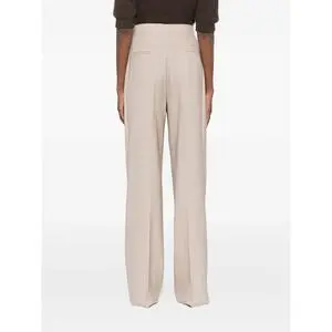 Max Mara Straight-leg Trousers - Cream