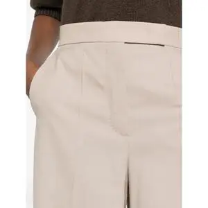 Max Mara Straight-leg Trousers - Cream