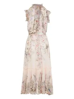 Zimmermann Rebellion Flutter Dress - Multicolor