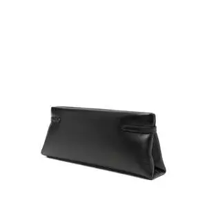 Brunello Cucinelli Leather Clutch Bag - Black