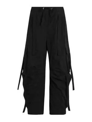Dolce & Gabbana Waxed Faille Cargo Pants - Black