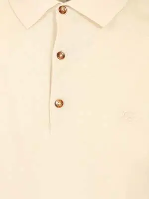 Etro Cotton Knit Polo Shirt - White