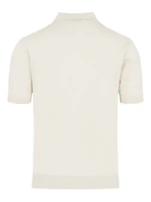 Etro Cotton Knit Polo Shirt - White