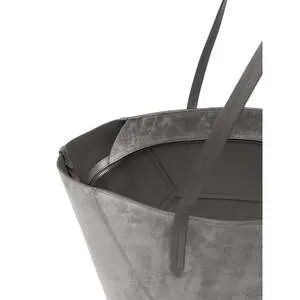Brunello Cucinelli Paneled Suede Tote Bag - Gray