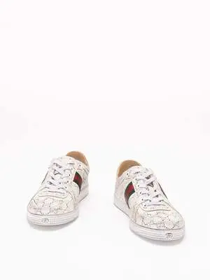 Gucci Leather Lace-up Sneakers - Multicolor