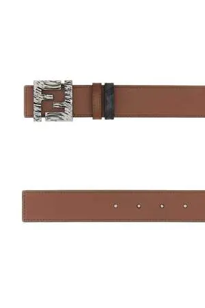 Fendi Leather Reversible Belt
