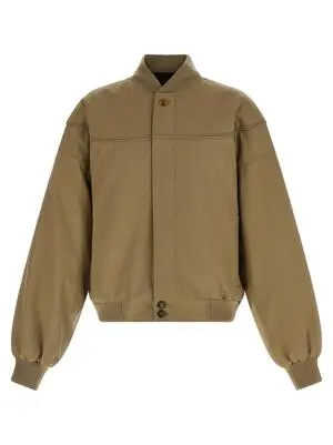 WILLY CHAVARRIA WILLY CHAVARRIA Gas Station Bomber Jacket Cream