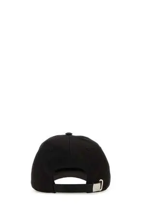 Alexander McQueen Cotton Baseball Cap - Black