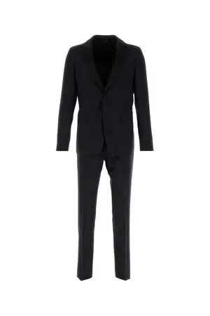 Prada Midnight Wool Blend Tuxedo - Blue