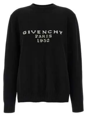 Givenchy Paris 1952 Wool And Cashmere Sweater - Black