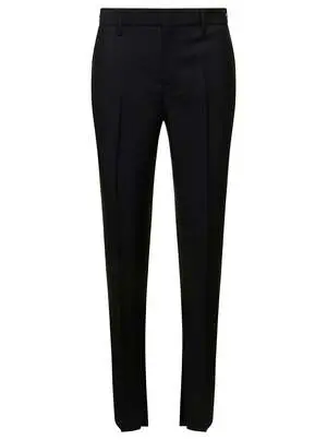 Gucci Slim Fit Mohair And Wool Pants With Horsebit Detail - Multicolor