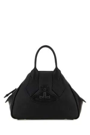 VIVIENNE WESTWOOD VIVIENNE WESTWOOD Leather Small Yasmine Handbag Black