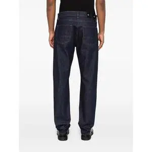 Stone Island Dark Straight-leg Jeans - Blue