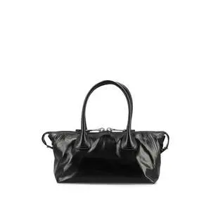 Miu Miu Lamb Skin Shoulder Bag - Black