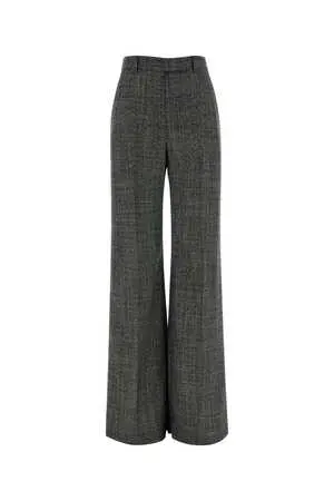Valentino Garavani Two-tone Wool Palazzo Pant