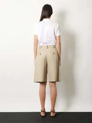 Brunello Cucinelli Cotton And Linen Shorts - Multicolor