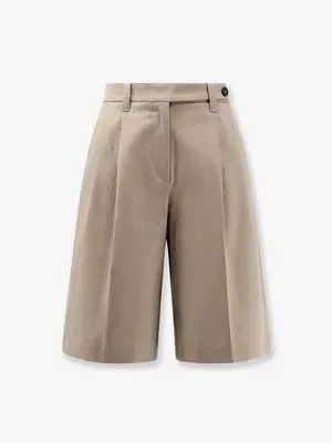 Brunello Cucinelli Cotton And Linen Shorts - Multicolor