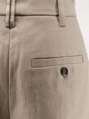 Brunello Cucinelli Cotton And Linen Shorts - Multicolor