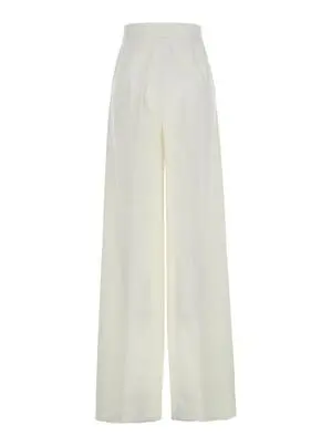 Max Mara Ninfa Virgin Wool Wide Leg Pants