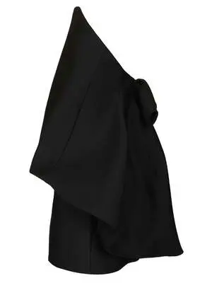 Balenciaga Sculpted Wool And Silk Bustier Dress