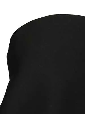 Balenciaga Sculpted Wool And Silk Bustier Dress