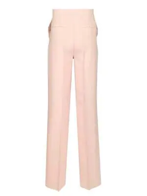 Max Mara Girone Wool, Mohair, And Silk Wide-leg Trousers - Multicolor