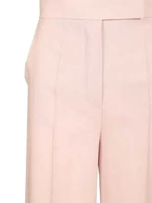Max Mara Girone Wool, Mohair, And Silk Wide-leg Trousers - Multicolor