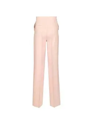 Max Mara Girone Wool, Mohair, And Silk Wide-leg Trousers - Multicolor