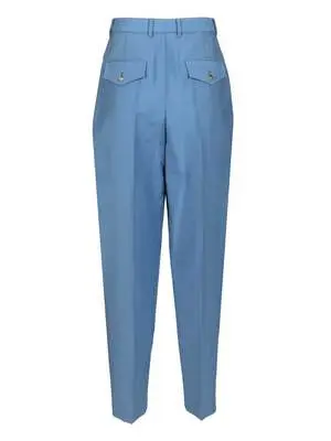 Celine Montauk Trousers In Wool And Mohair
