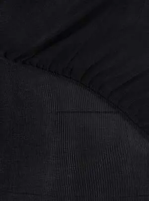 SELF-PORTRAIT Long-sleeve Viscose Top With Cut-out Detail - Multicolor