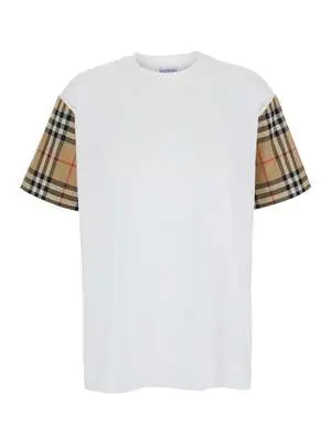 Burberry Straight Hem T-shirts For Women