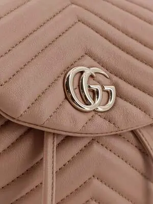 Gucci Mini Gg Marmont Quilted Leather Backpack - Multicolor