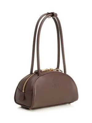 Miu Miu Rounded Beau Leather Mini Bag