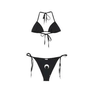 MARINE SERRE Triangle Bikini - Black