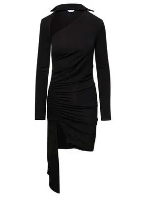 Off-white Gathered Cocktail Dresses