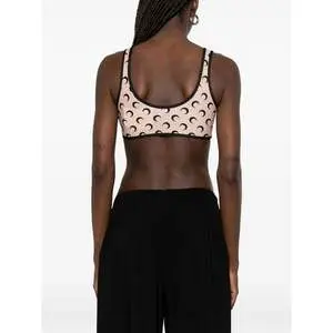 MARINE SERRE Moon Print Scoop Neck Sleeveless Tank Top