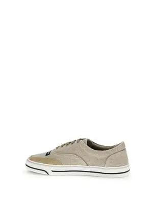 Dolce & Gabbana Dg Sailing Linen Sneakers - Cream