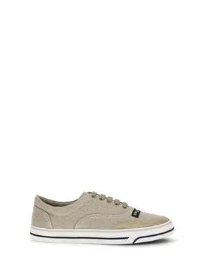 Dolce & Gabbana Dg Sailing Linen Sneakers - Cream