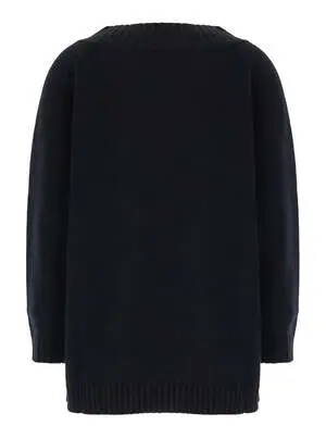 Max Mara Radames" Wool & Cashmere Boat Neck Sweater - Multicolor