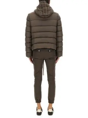 Rick Owens Hooded Down Jacket - Gray