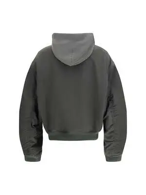 Balenciaga Standard Bomber Jacket With Fleece Hood