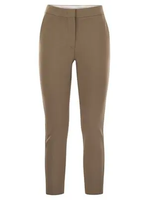Max Mara Pegno Viscose Jersey Trousers - Multicolor